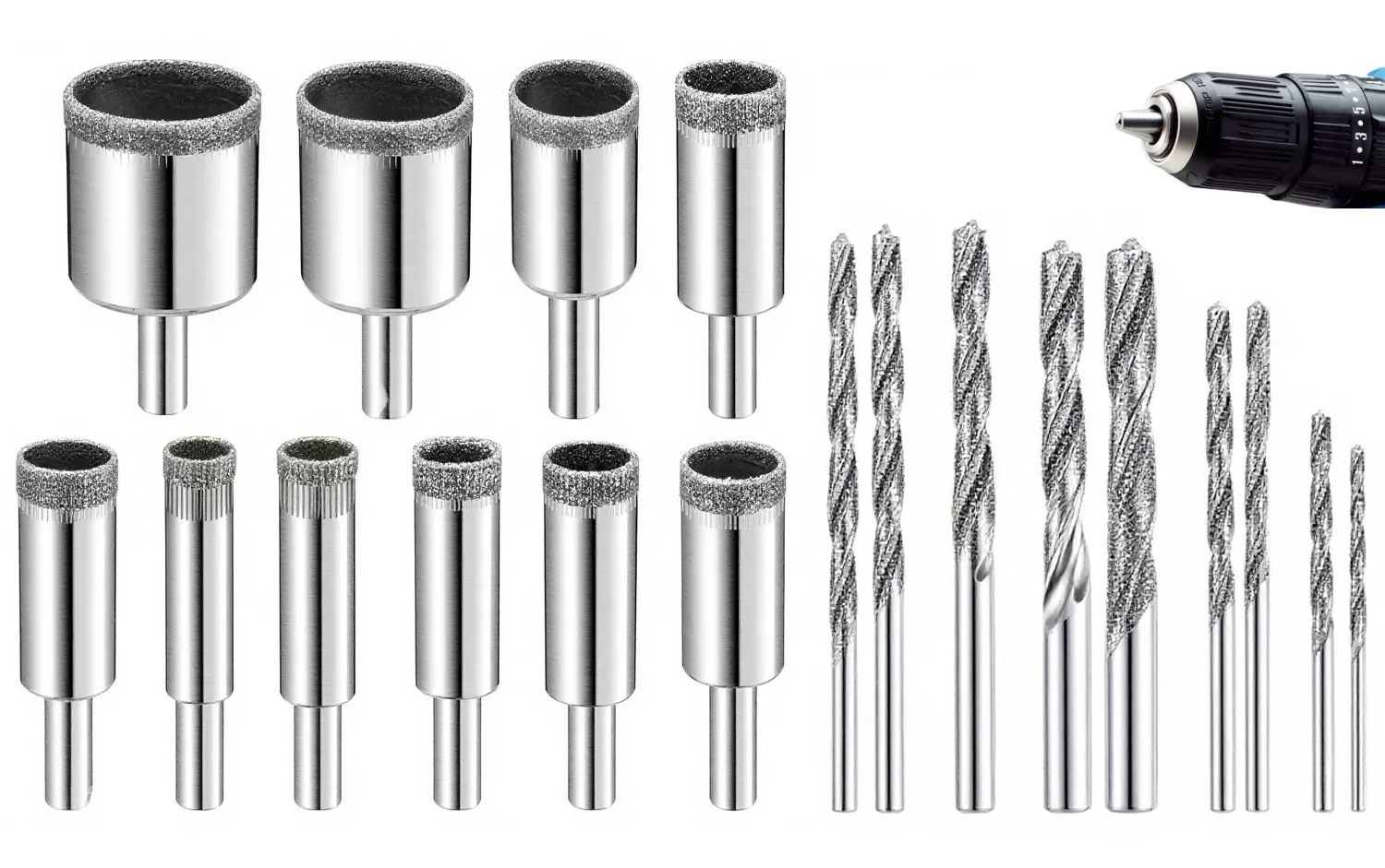 Diamond Tip/Tipped Drill Bit For Rock And Glass-Field Diamond